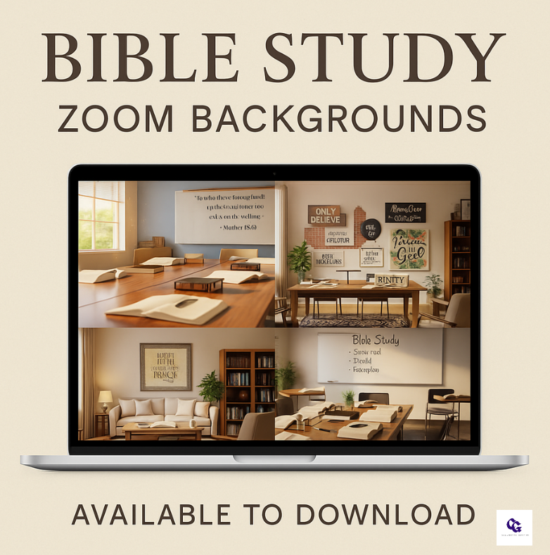 Bible Study Virtual Backgrounds (6-Pack) – TRINITYFlag Store